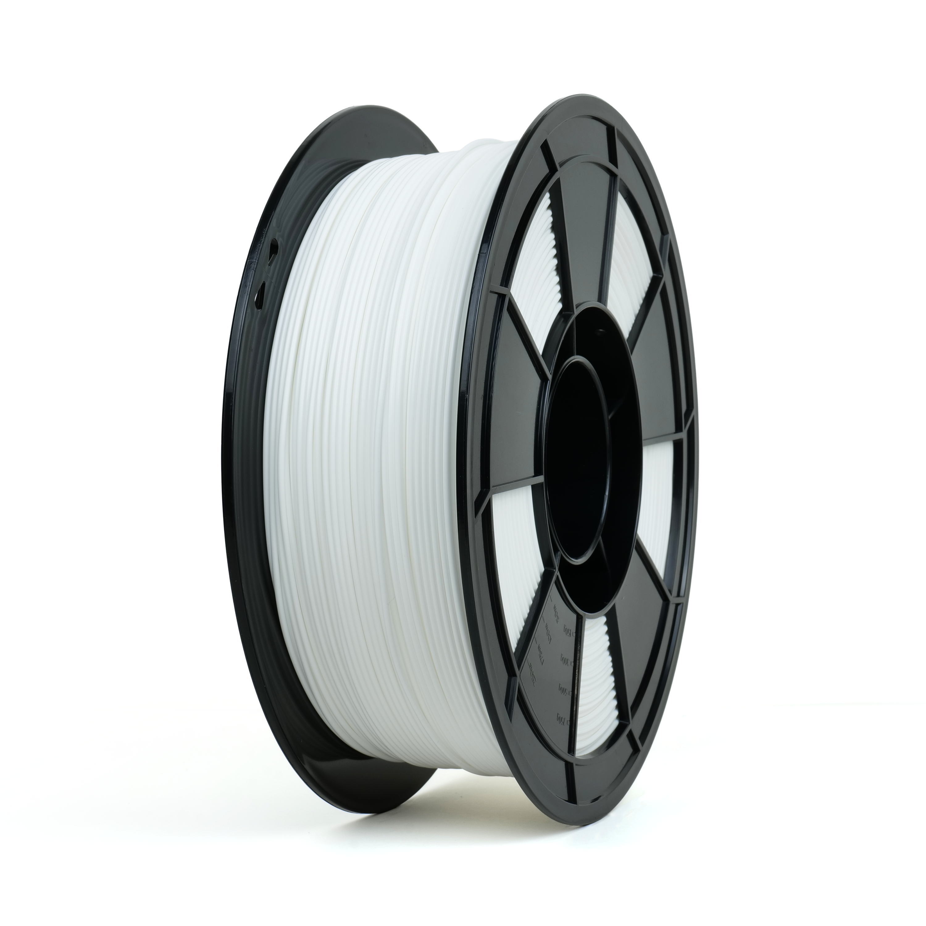 White - Canadian-made Basic PLA Filament - 1.75mm, 1kg - 3D Printing Canada