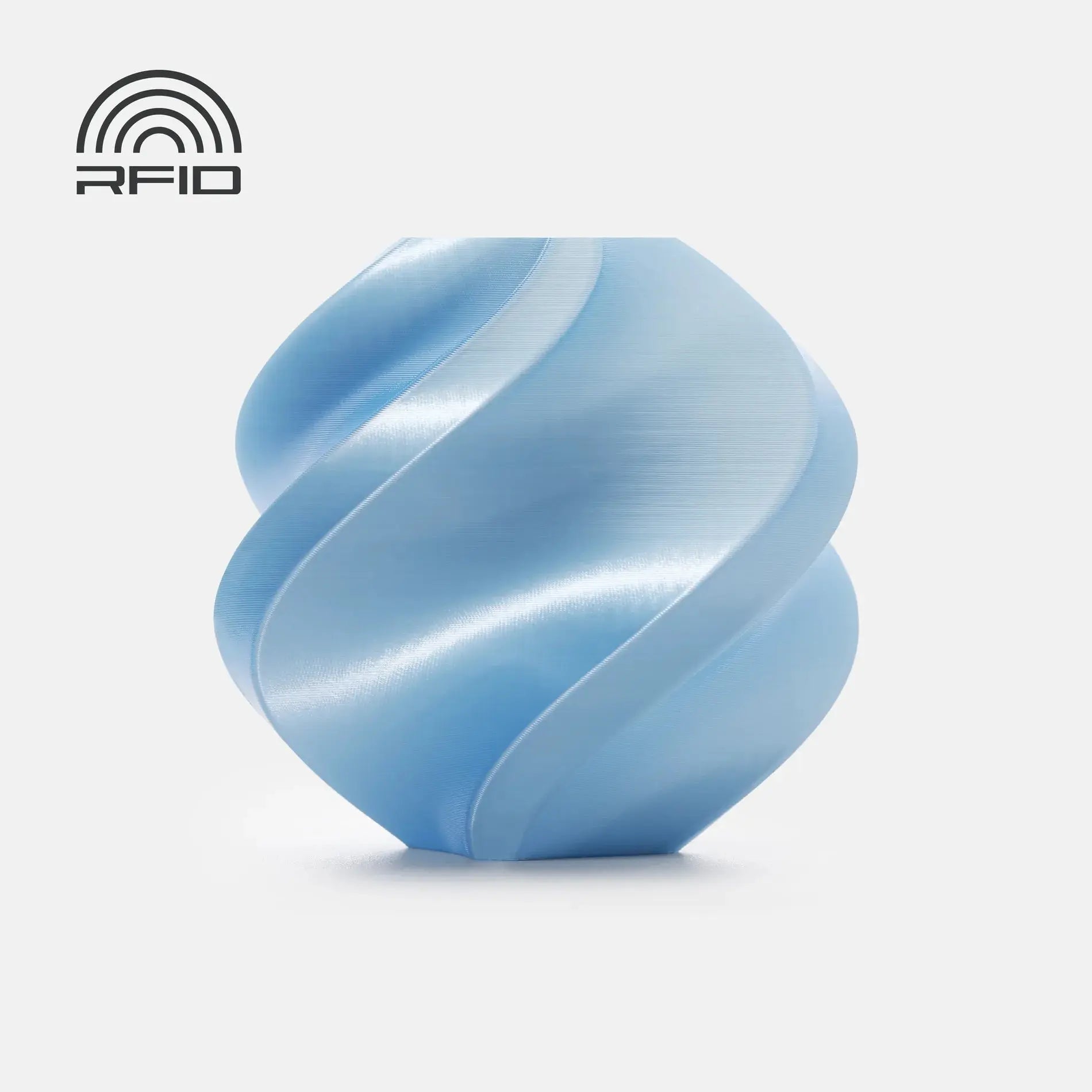 Baby Blue - Bambu Lab PLA Silk+ Filament - 1.75mm, 1kg - 3D Printing