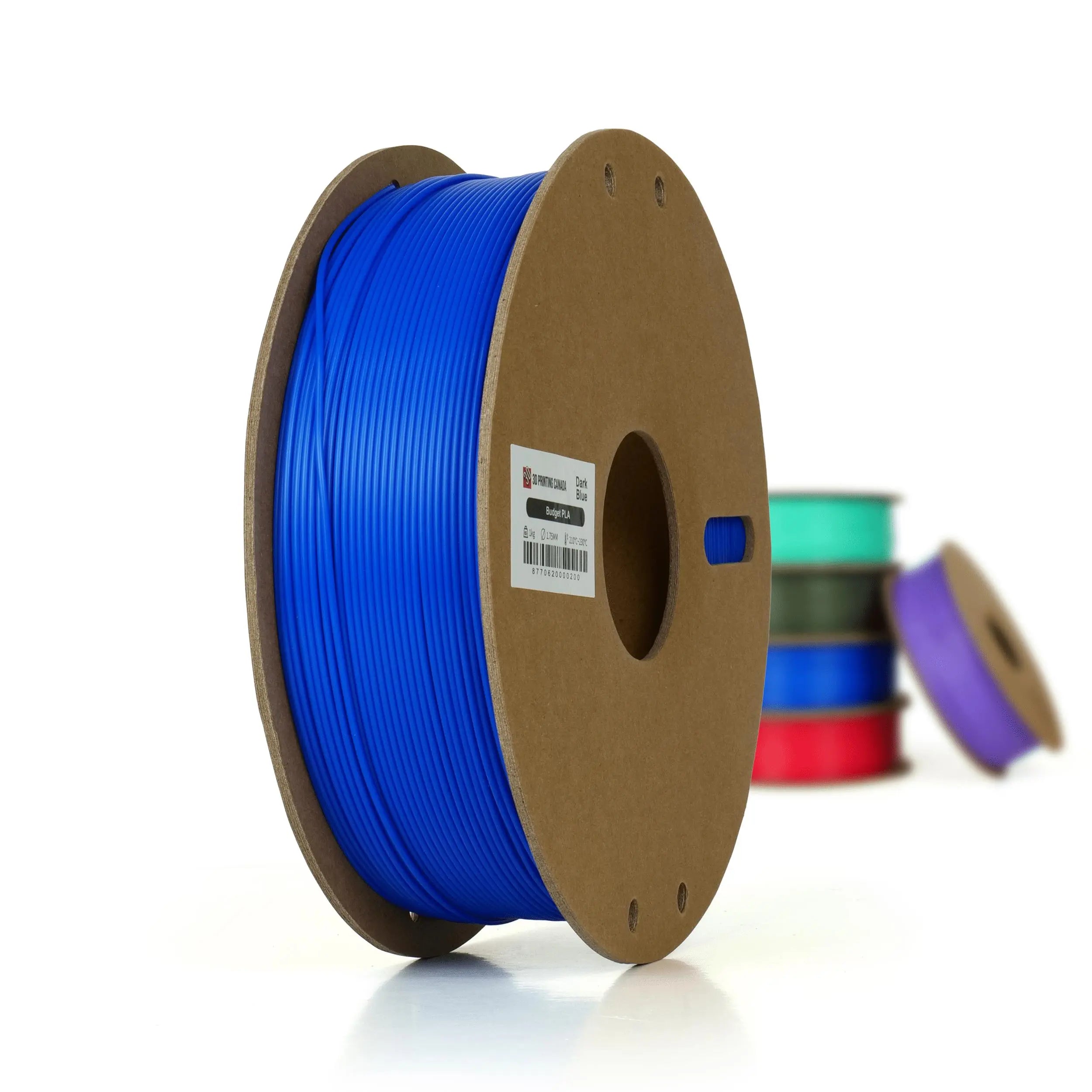 Dark Blue - Budget PLA Filament - 1.75mm, 1kg - 3D Printing USA