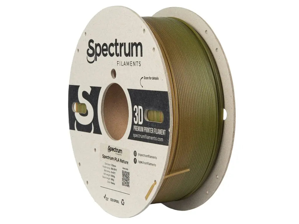 Hemp - Spectrum Nature PLA Filament - 1.75mm, 1kg - 3D Printing Canada