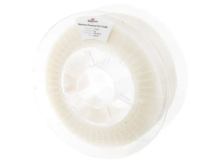 Natural - Spectrum PLA Tough Filament - 1.75mm, 1kg - 3D Printing USA