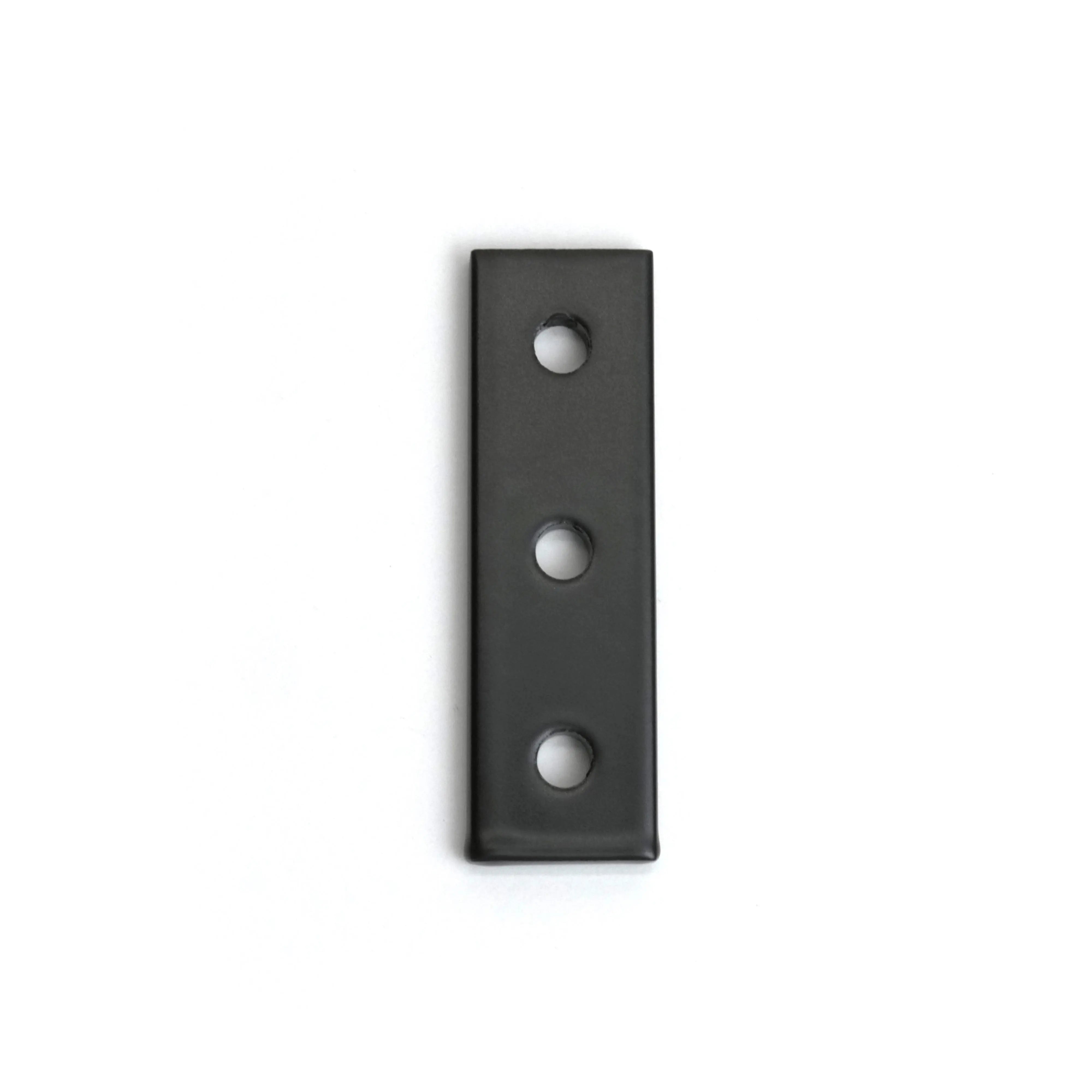 OpenBuilds Joining Strip Plate 3 Holes (Black) - 3D Printing Canada