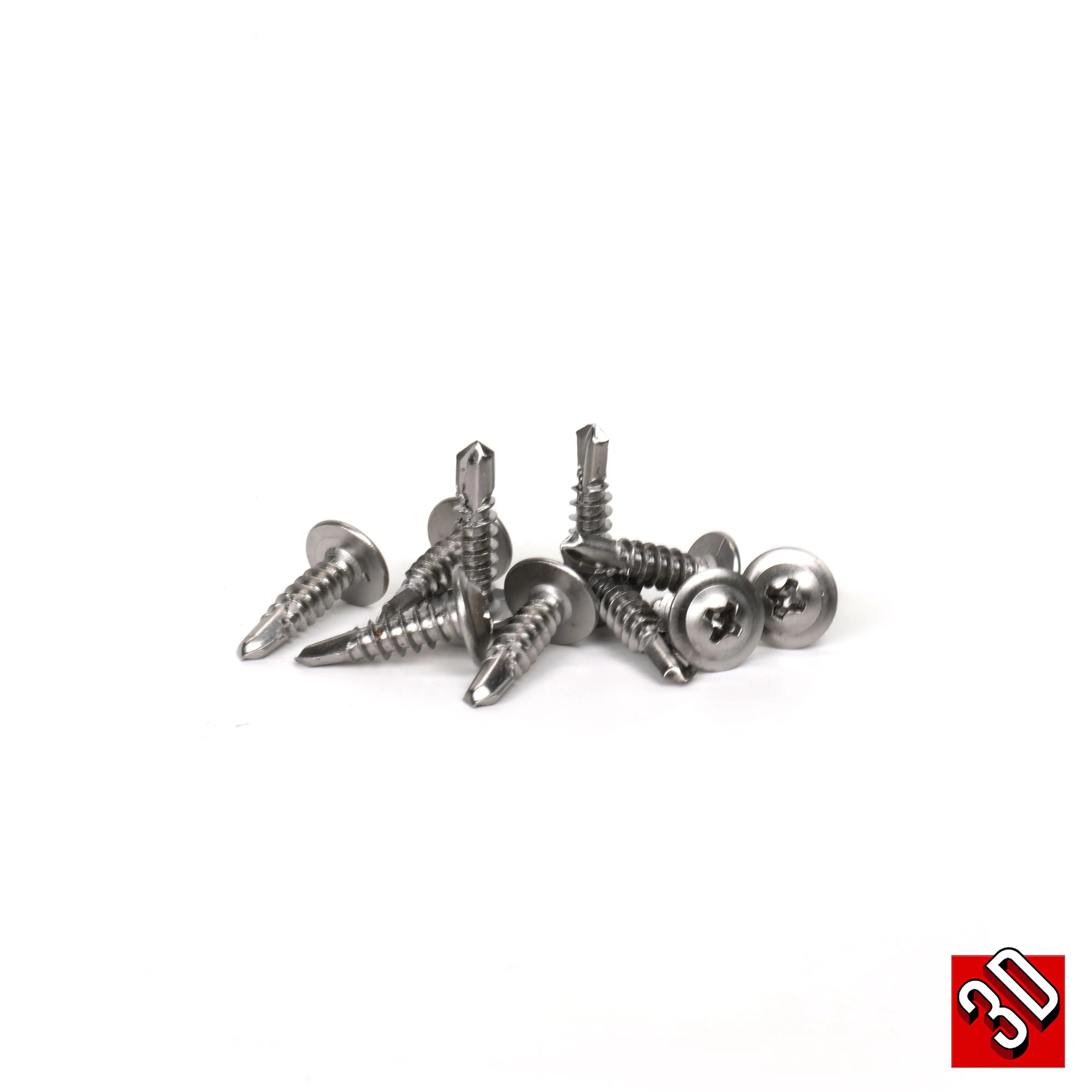 OpenBuilds Self Tapping Screws - M4.8 x19mm Phillips Head Zinc Plated