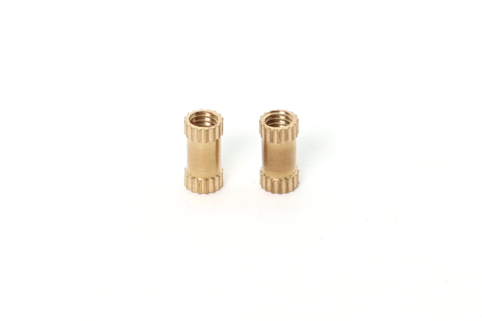 Press-in Knurled Insert Nut M4 X 10mm (Qty 2)