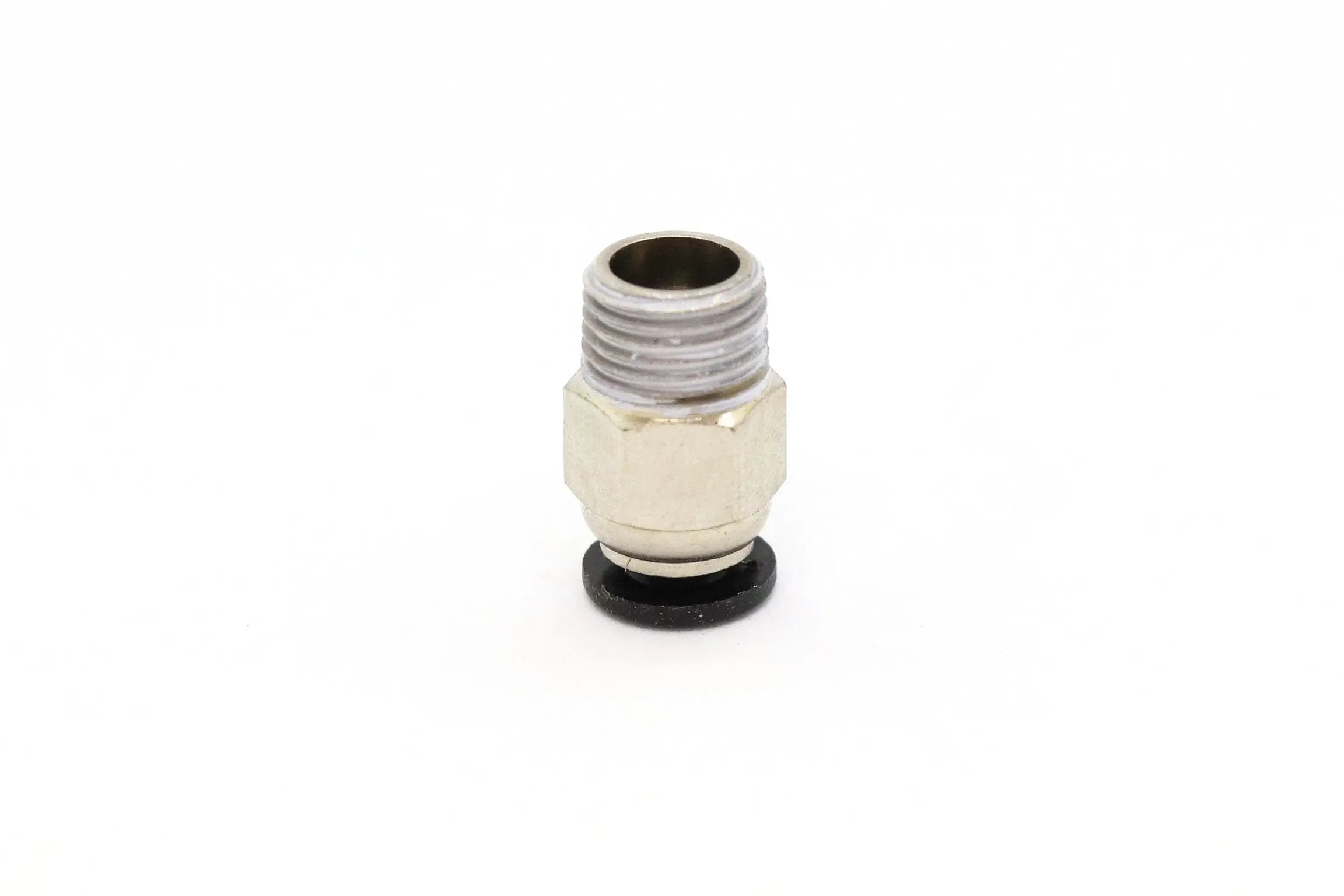 Stainless Steel Pneumatic Push-In Fitting PC4-01 (PC4-M10) - 3D
