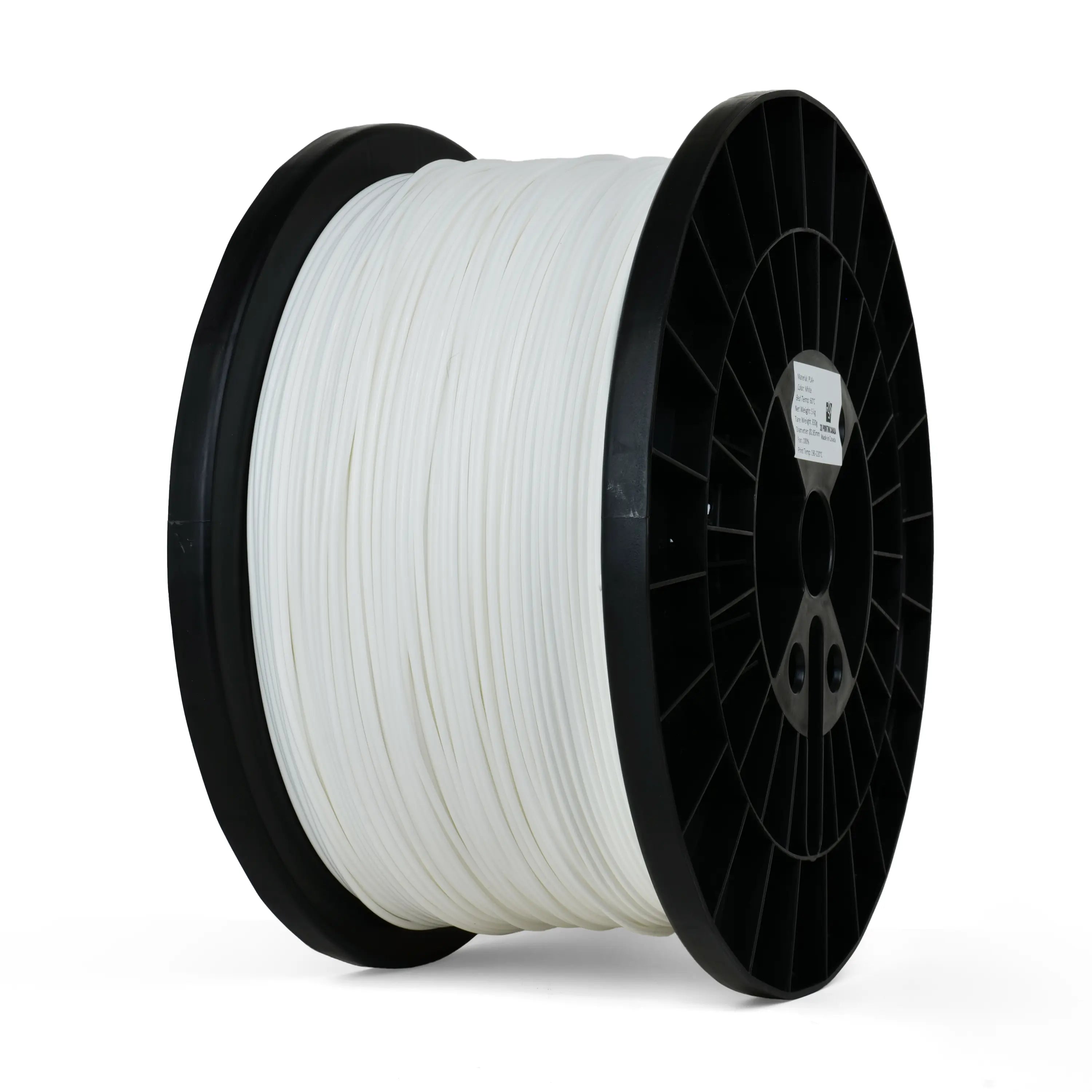 White - Canadian-made UltiMate PLA+ Filament - 2.85mm, 5kg - 3D